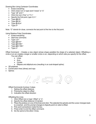 Auto cad manual | PDF