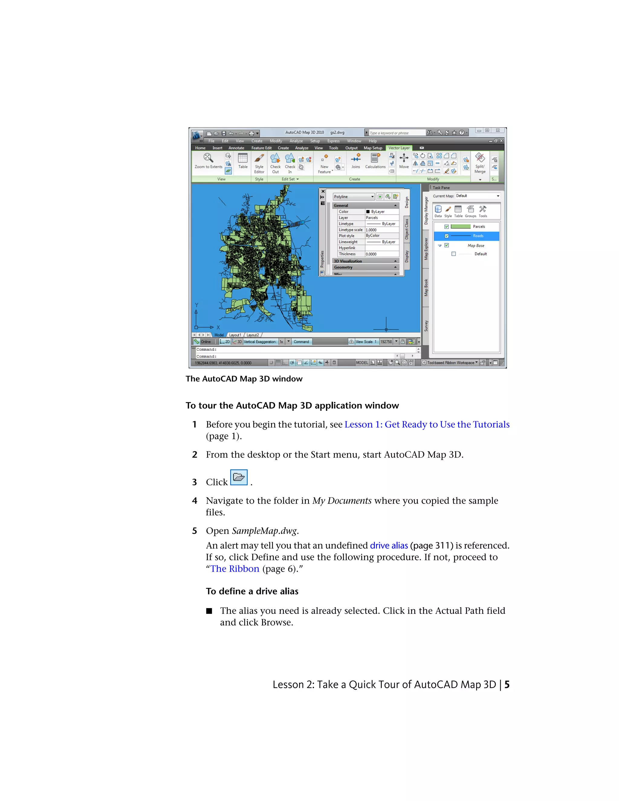 Autocad map 3d tutorials | PDF