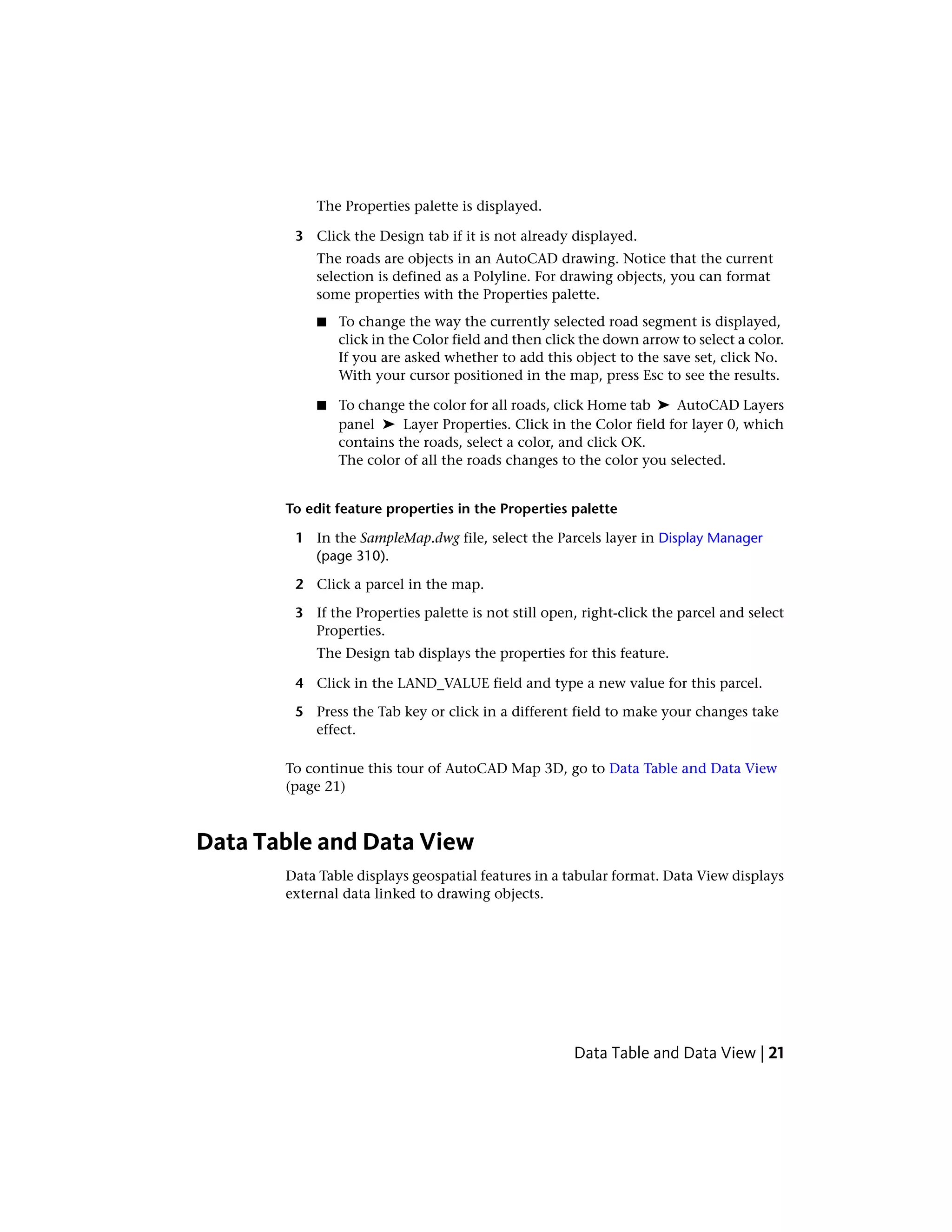 Autocad map 3d tutorials | PDF