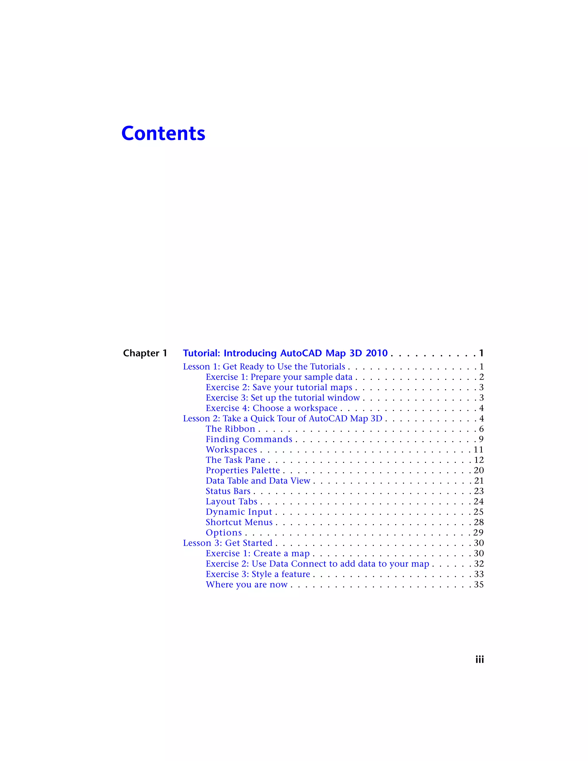 Autocad map 3d tutorials | PDF