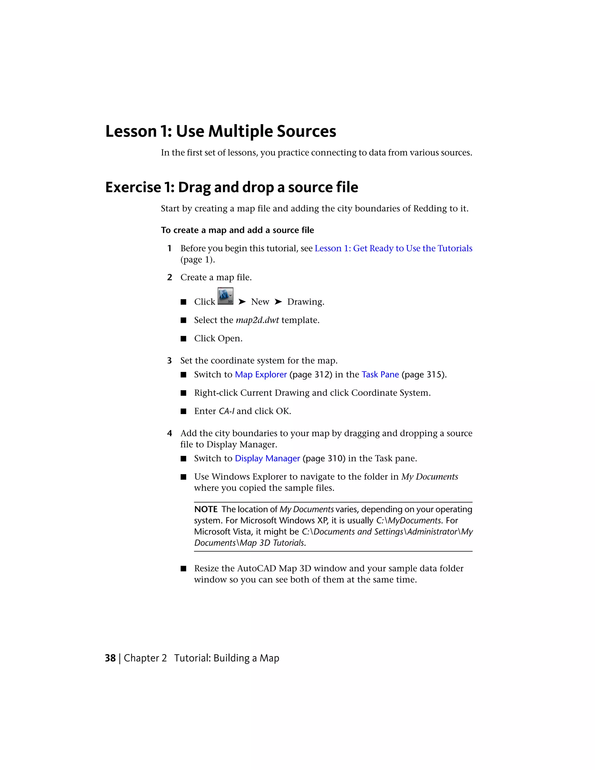 Autocad map 3d tutorials | PDF