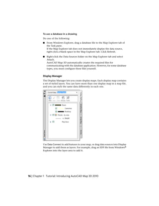 Autocad map 3d tutorials | PDF