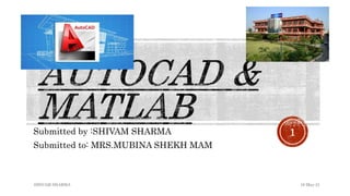Autocad&MatLab ppt. | PPTX