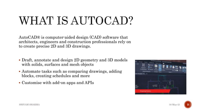 Autocad&MatLab ppt. | PPTX | 3-D Graphics | Computer Software and ...