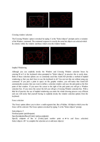 Auto cad material | DOCX