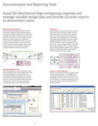 Autocad Mechanical 2011 Detail Brochure | PDF