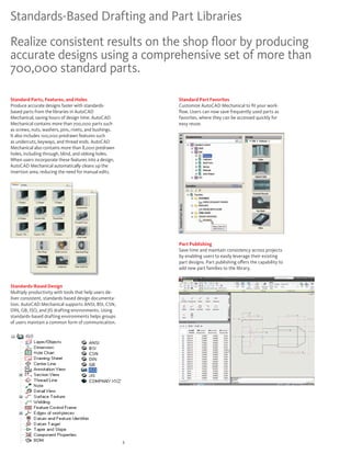 Autocad Mechanical 2011 Detail Brochure | PDF