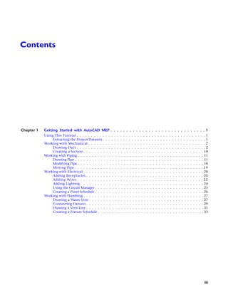Autocad Mep Gettingstarted | PDF