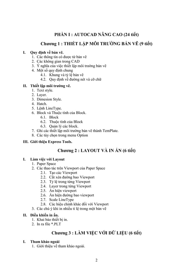Autocad nâng cao và lập trình trong Autocad | PDF