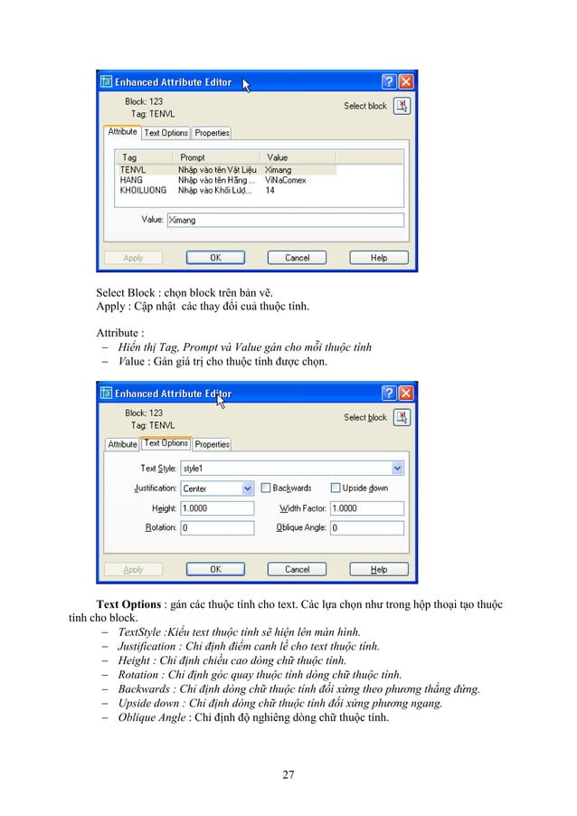 Autocad nâng cao và lập trình trong Autocad | PDF