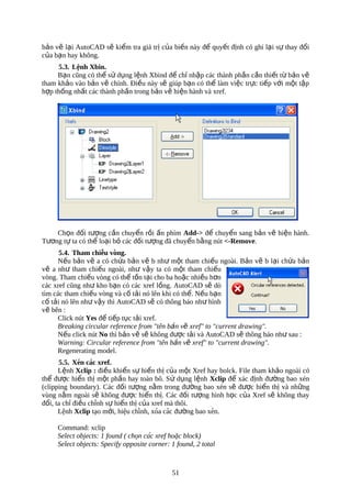Auto cad nâng câo và lập trình autocad trần anh bình | PDF