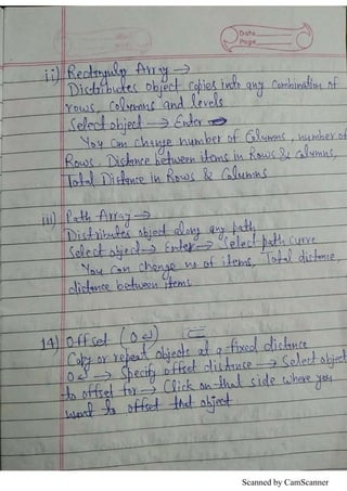 Auto cad notes | PDF