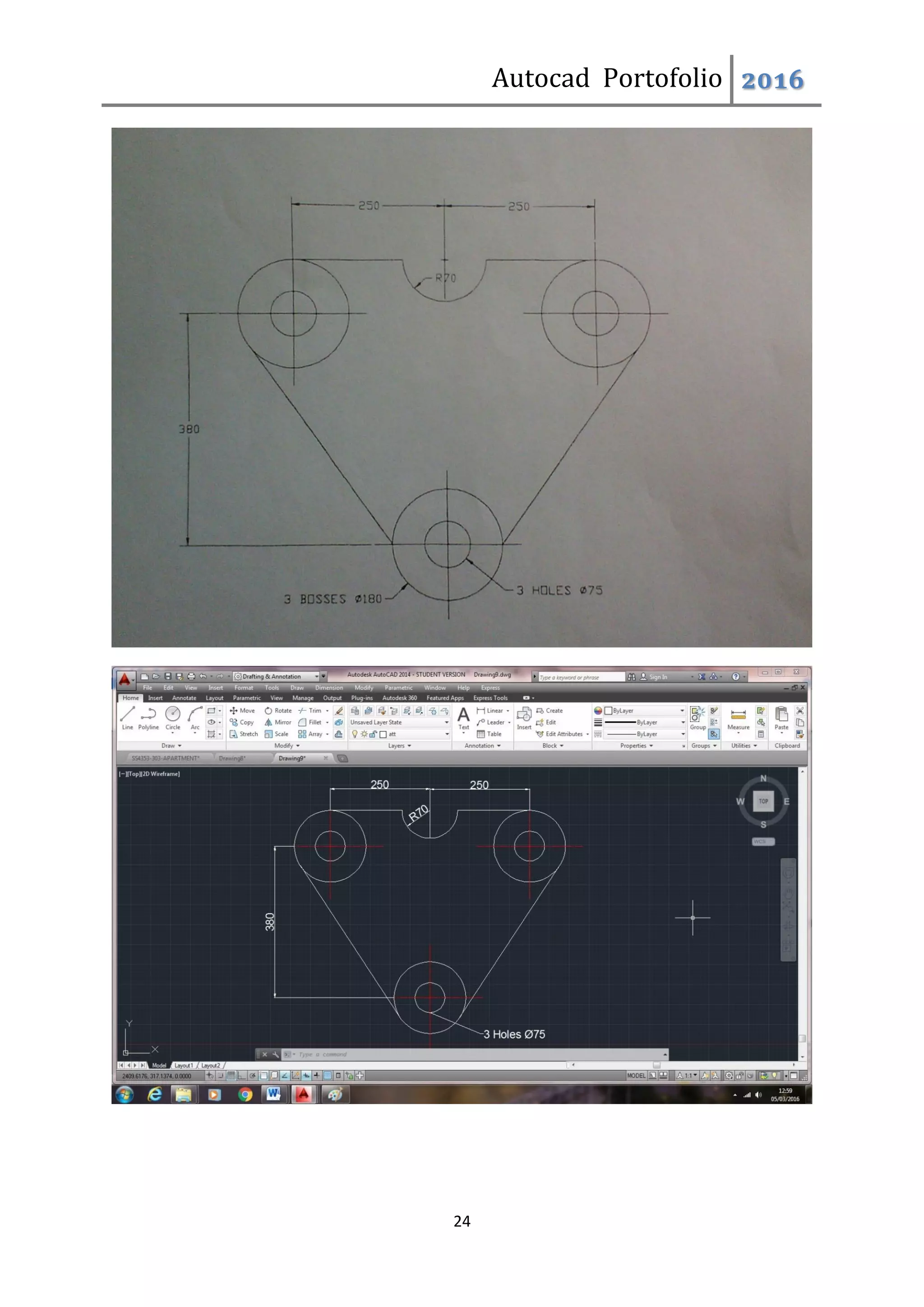Autocad portfolio 2016 | PDF
