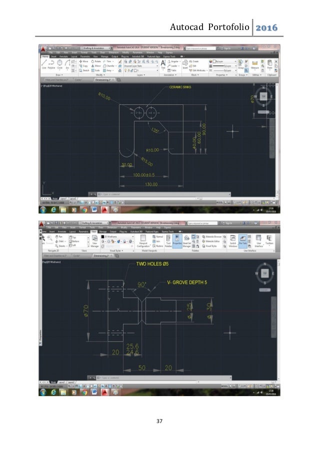 Autocad portfolio 2016