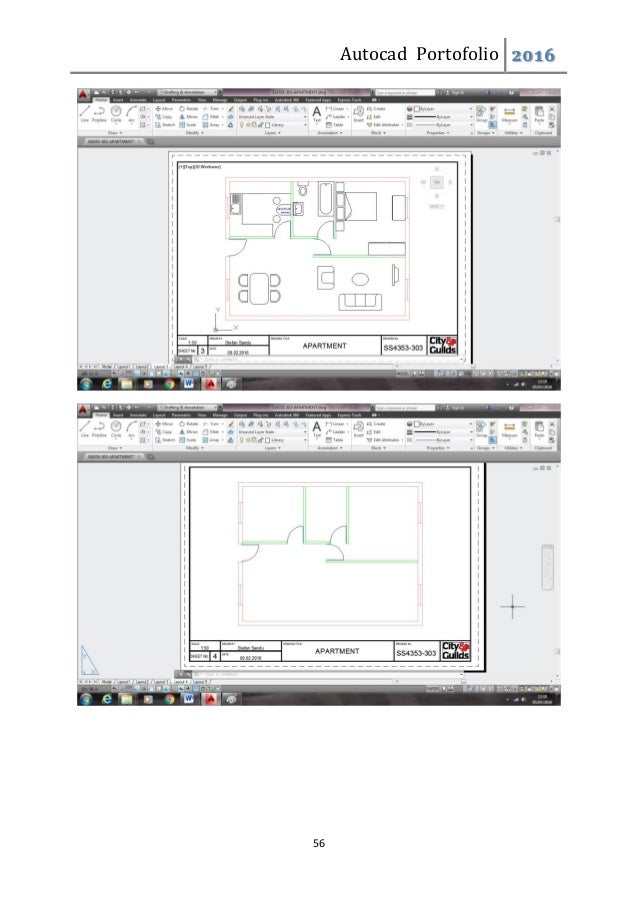 Autocad portfolio 2016