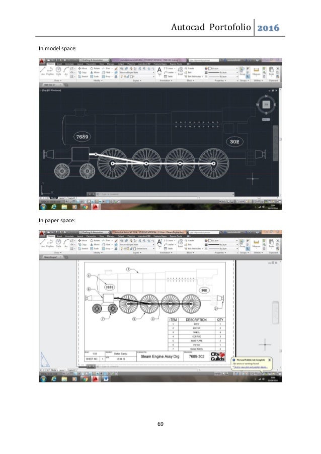 Autocad portfolio 2016