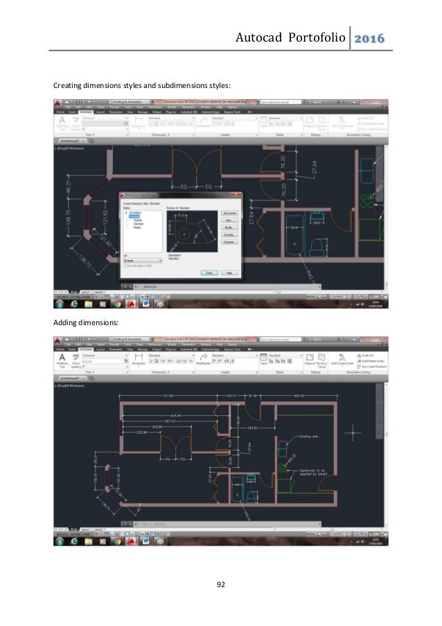 Autocad portfolio 2016