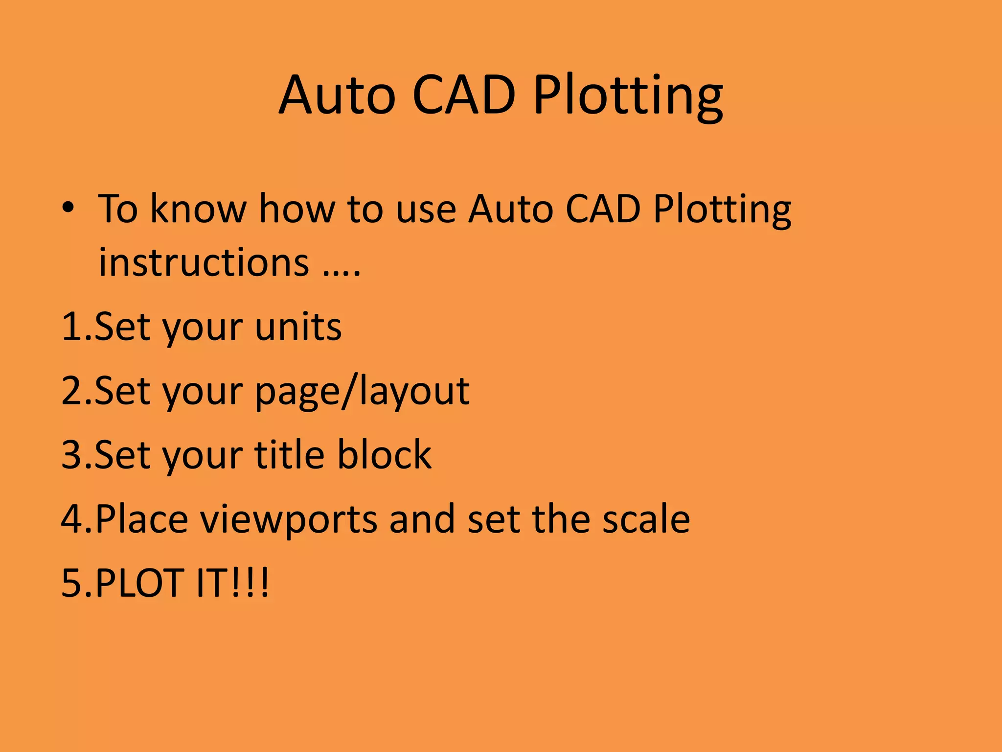 Auto Cad Powerpoint | PPTX