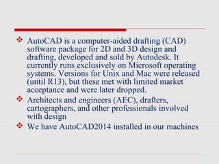Autocad Training Noida | PPT