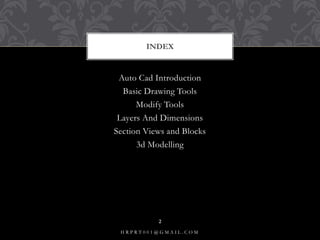 Auto cad ppt | PPTX