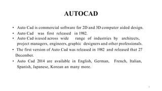 Auto cad ppt | PPTX