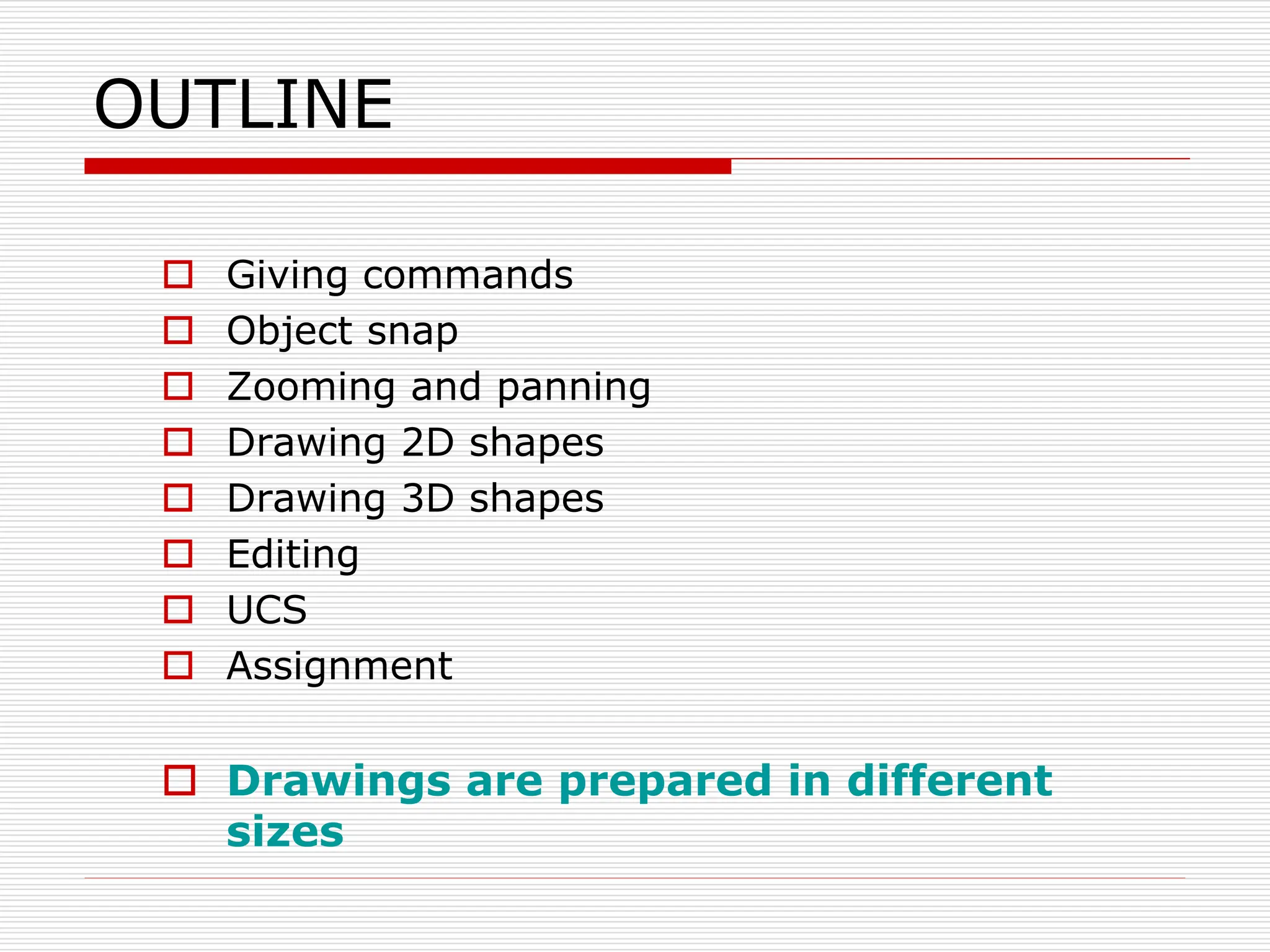 auto cad ppt.pptx | 3-D Graphics | Computer Software and Applications