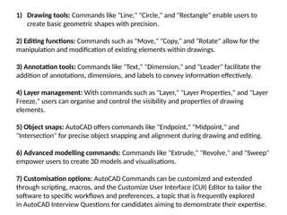 Introduction and Basic commands of Auto CAD ppt BY KRT | PPTX
