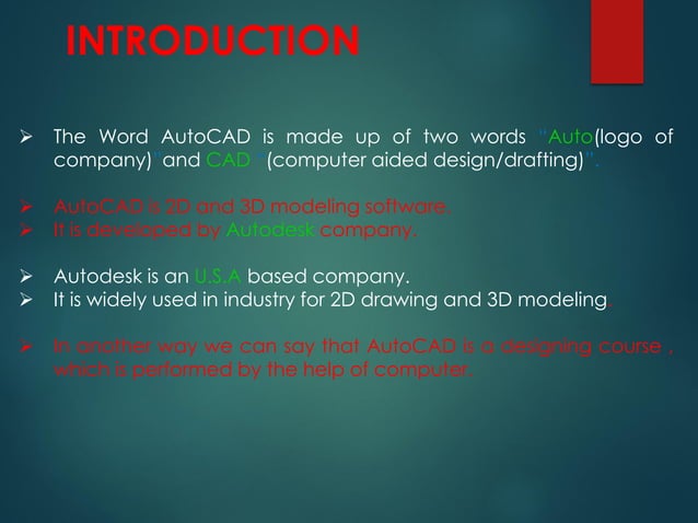 autocad presentation.pdf | Technology & Computing
