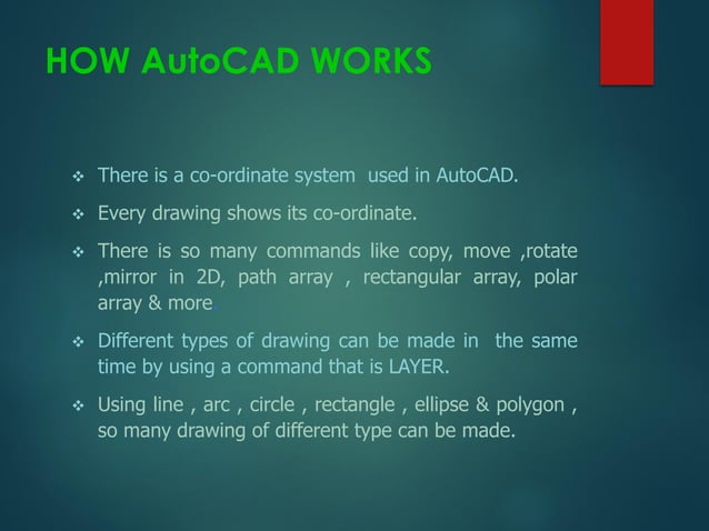 autocad presentation.pdf | Technology & Computing