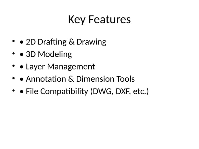AutoCAD_Presentation.pptx simple and basic | PPT