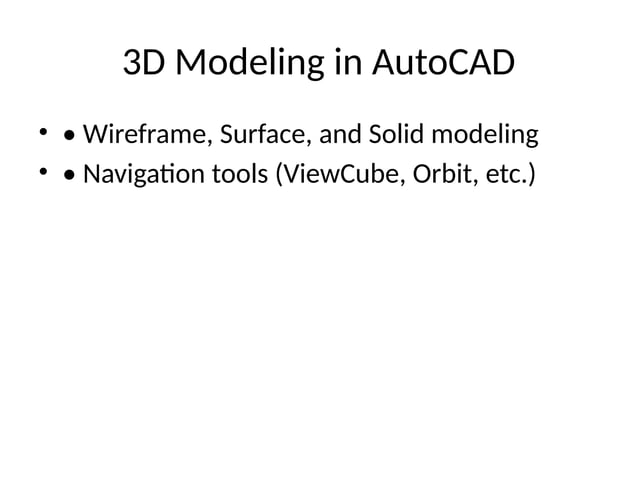 AutoCAD_Presentation.pptx simple and basic | PPT