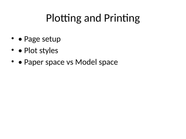Autocad Presentation Pptx Simple And Basic Ppt