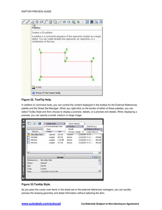 Autocad raptor tutorial guide 2009 | PDF