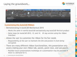 Auto cad ribbon | PPTX