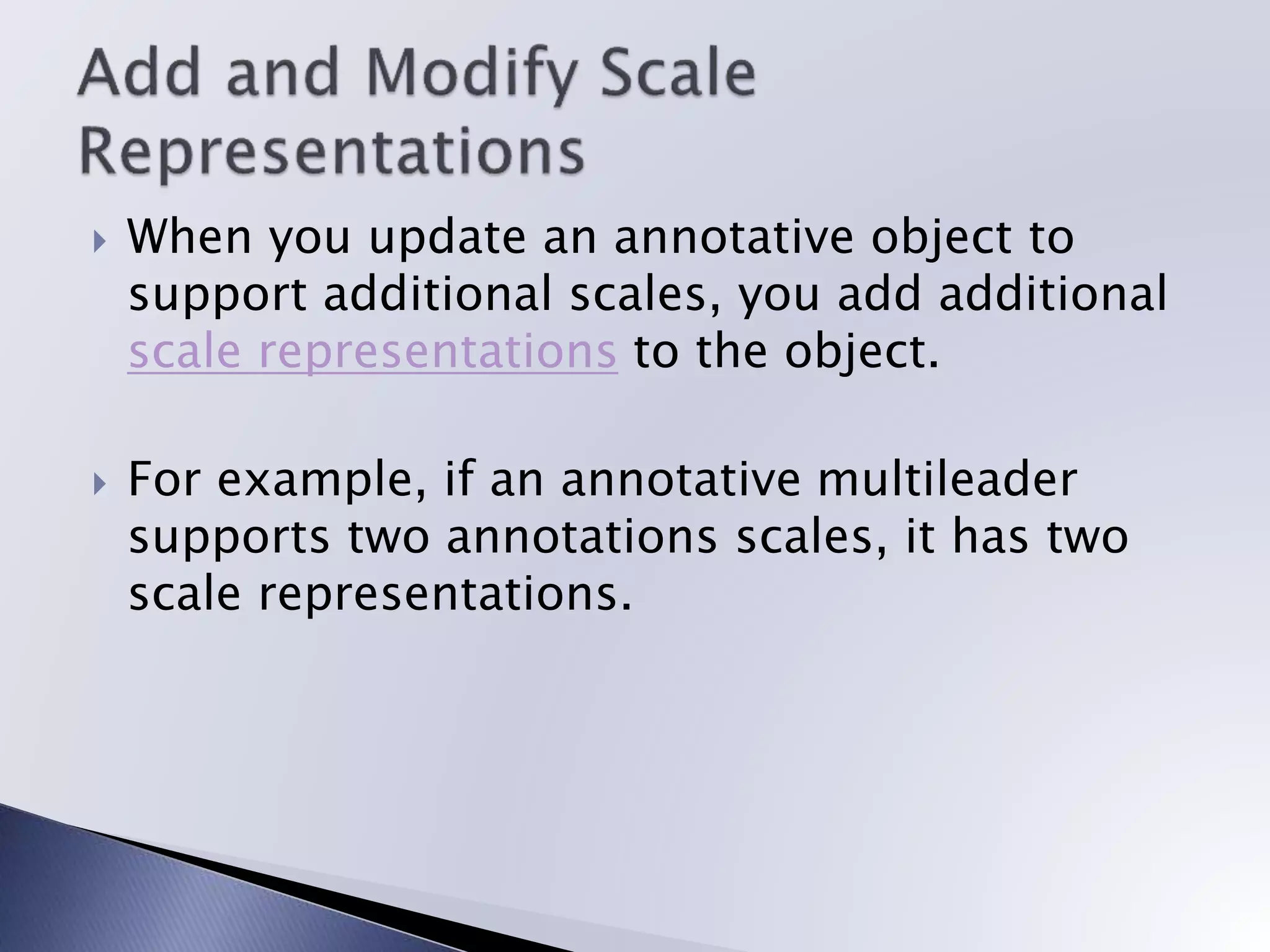 AutoCad scale annotation | PPTX