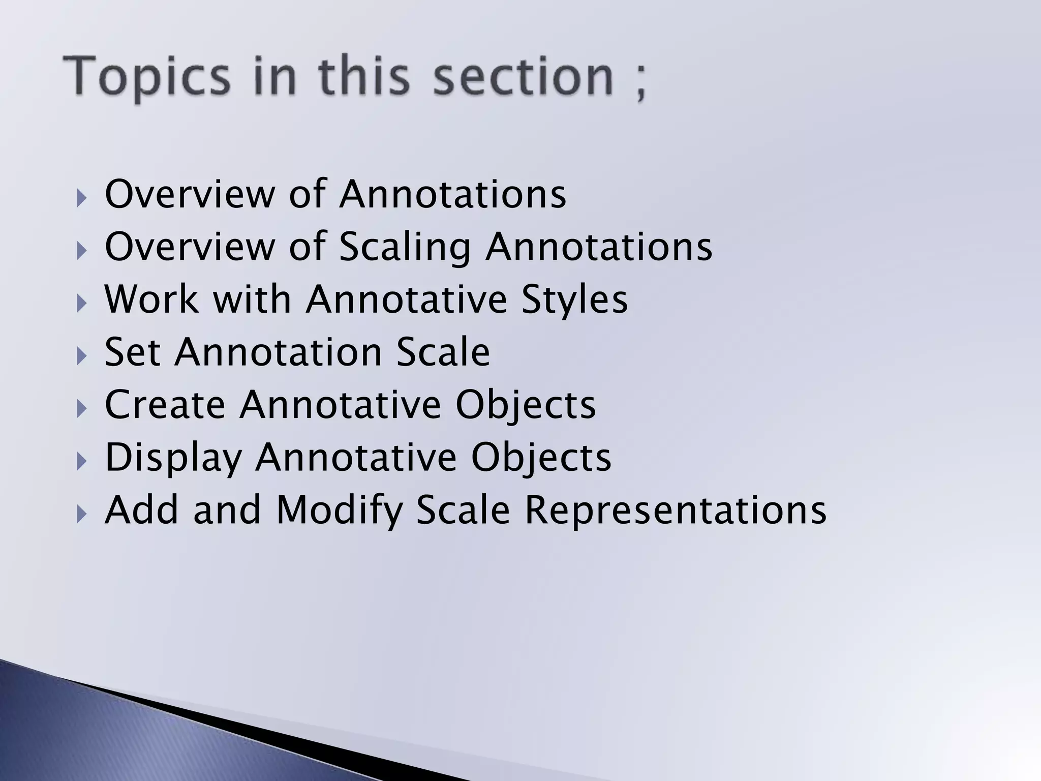 AutoCad scale annotation | PPTX