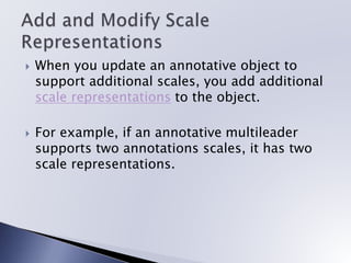 AutoCad scale annotation | PPTX