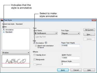 AutoCad scale annotation | PPTX