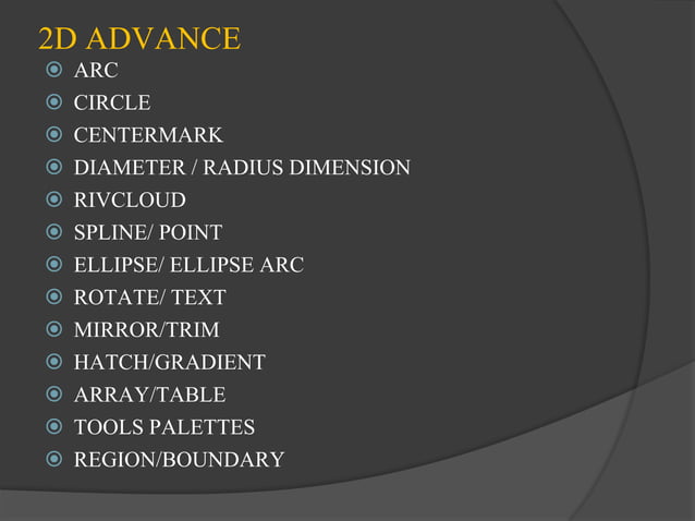 Autocad slides | PPT