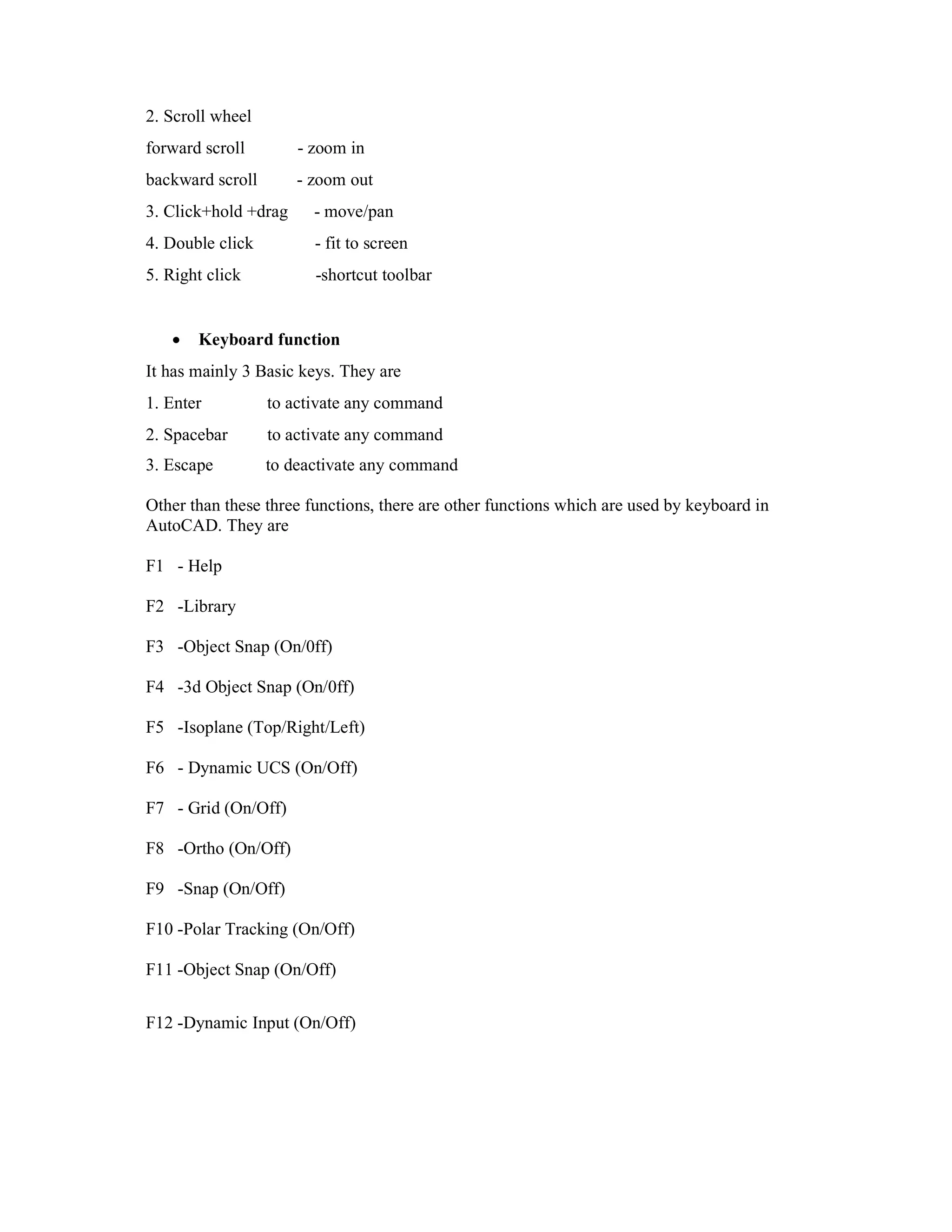 Autocad training report | PDF