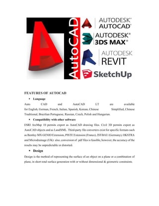 Autocad training report | PDF