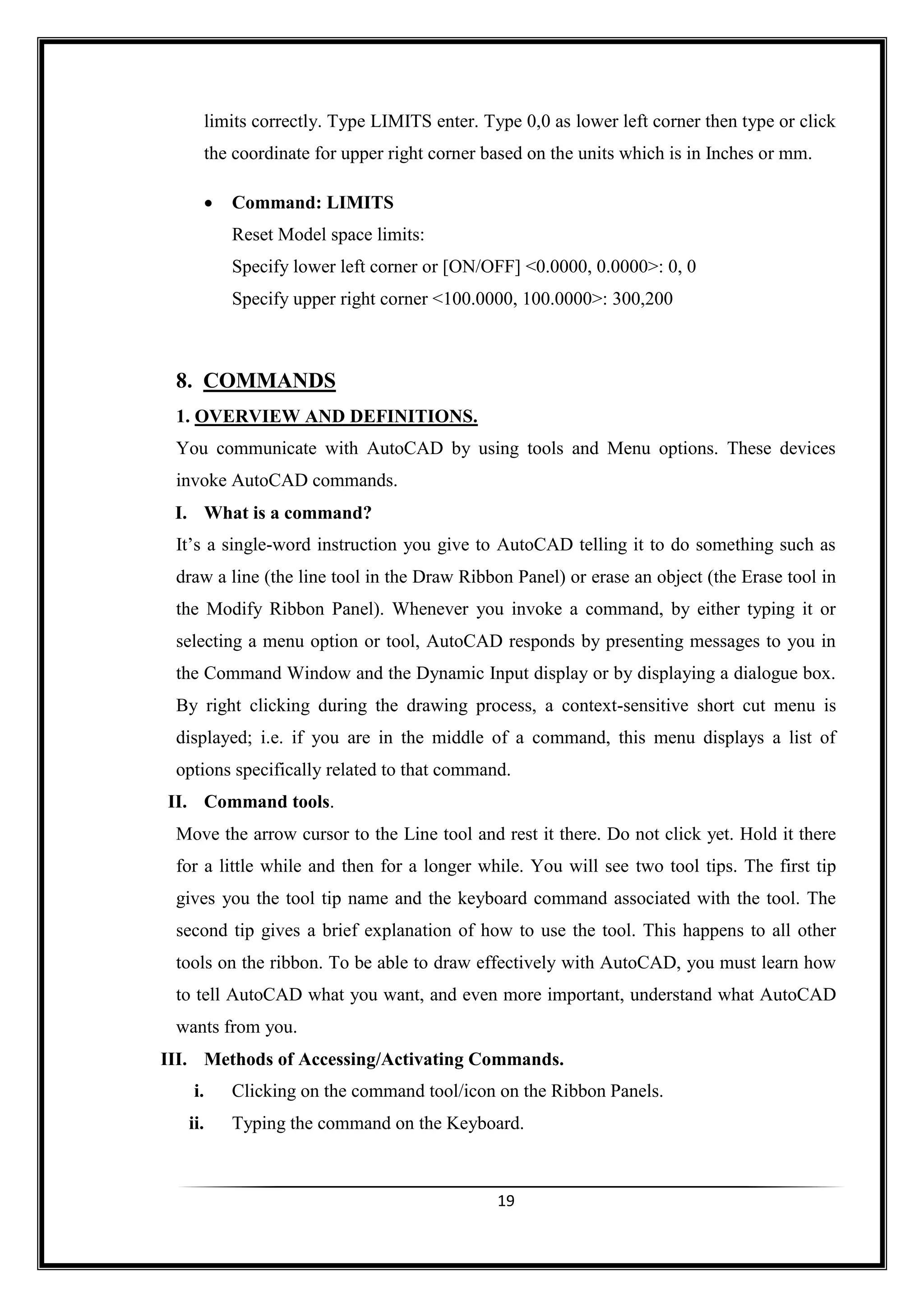 Autocad training report | PDF