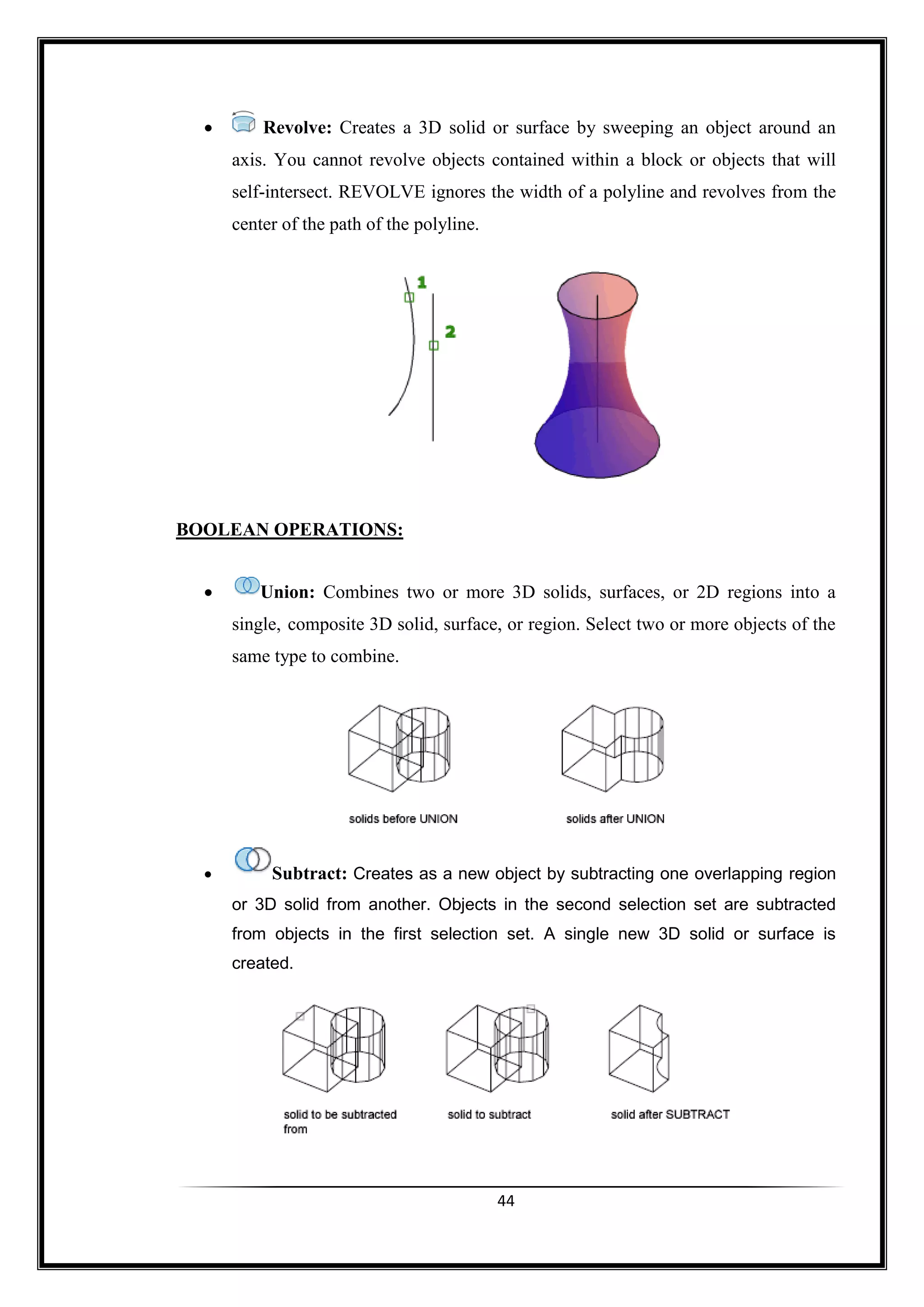 Autocad training report | PDF