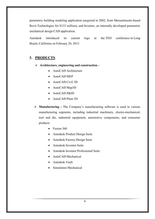 Autocad training report | PDF