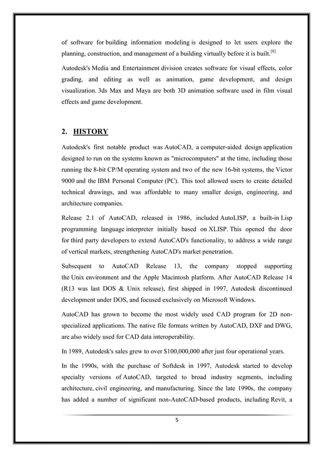 Autocad training report | PDF | Computing | Technology & Computing