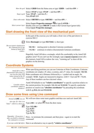 Auto cad tutorial | PDF | Computing | Technology & Computing
