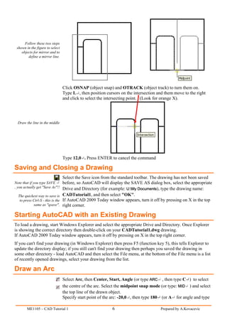 Auto cad tutorial | PDF | Computing | Technology & Computing