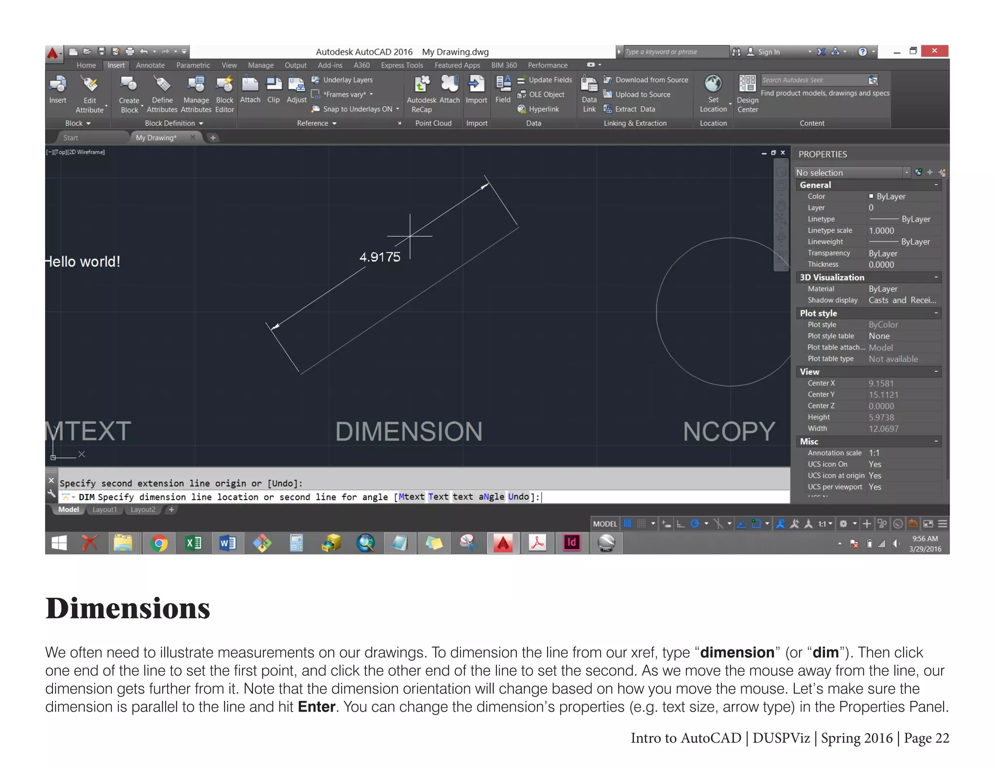 Intro to AutoCAD | PDF
