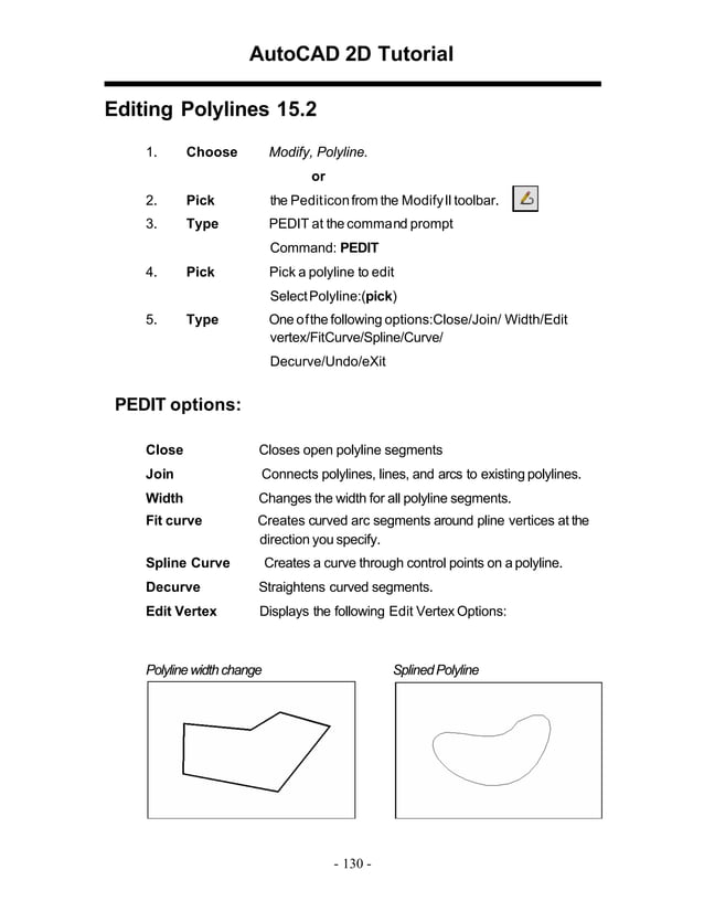 Auto Cad tutorial | PDF