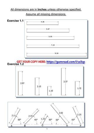 Autocad Workbook for Beginners | PDF